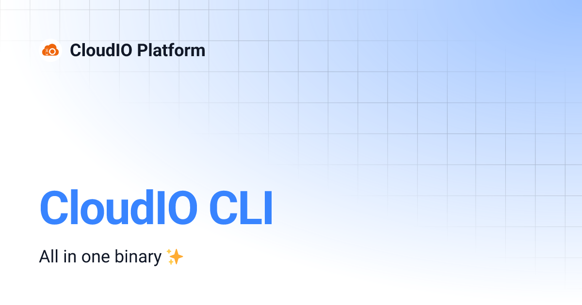 CloudIO CLI | CloudIO Platform