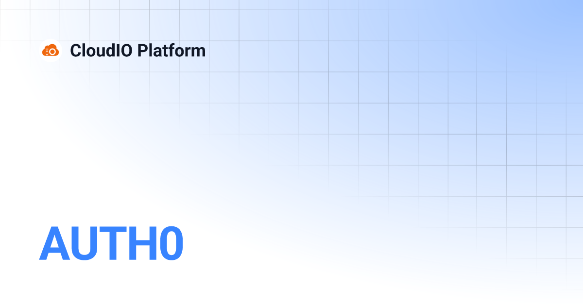 AUTH0 | CloudIO Platform